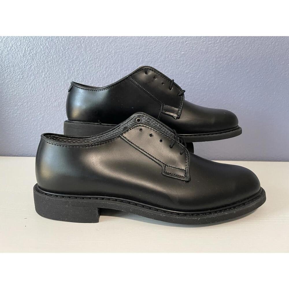 Bates Leather Uniform Dress Oxford Black Shoes Men's … - Gem